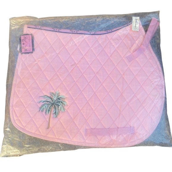 Equine Couture | Other | New Equine Couture Embroidered Palm Tree Pink ...